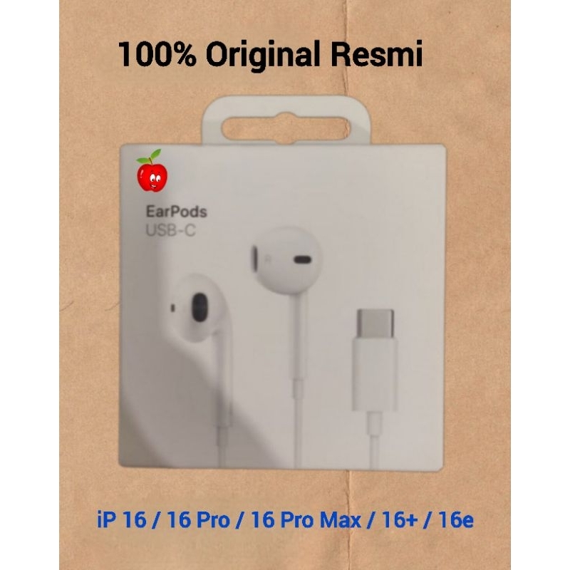 Jual Earpods EarPhone iPhone 17 16 Pro Max 16 Plus 16e 17 Air Headphone ...