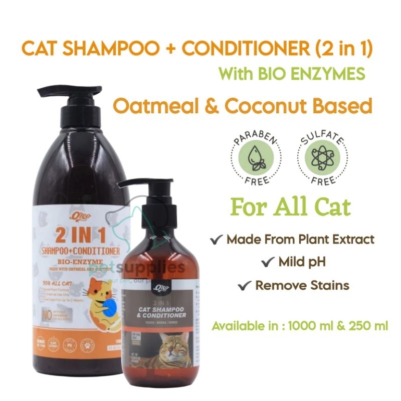 Jual Shampoo Kucing Orgo 2 in 1 SHAMPOO and CONDITIONER dengan BIO ...