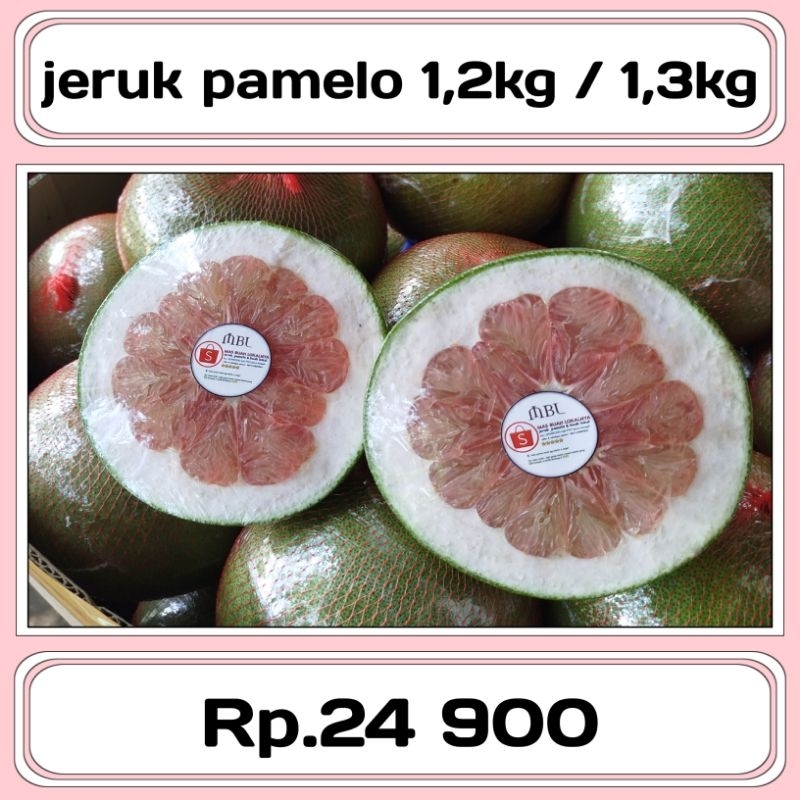 Jual JERUK PAMELO MANIS 1,2kg/1,3kg | Shopee Indonesia
