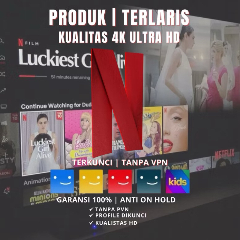 Jual NETFLIXXX 1-3 BULAN 4K UHD PREMIUM GARANSI MURAH | Shopee Indonesia
