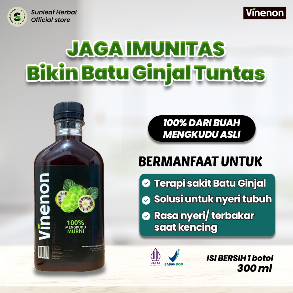 Jual VINENON Terapi Batu Ginjal Atasi Nyeri Pinggang Kolesterol dan ...