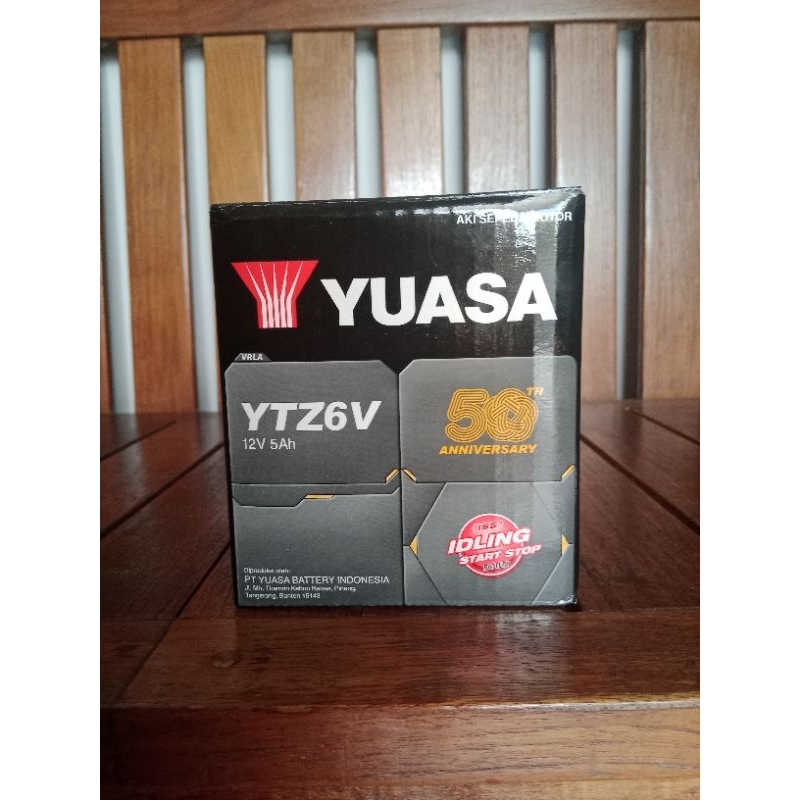 Jual Aki Motor Honda CB150R, CBR 150, Vario 125 YTZ6V Yuasa MF aki kering | Shopee Indonesia