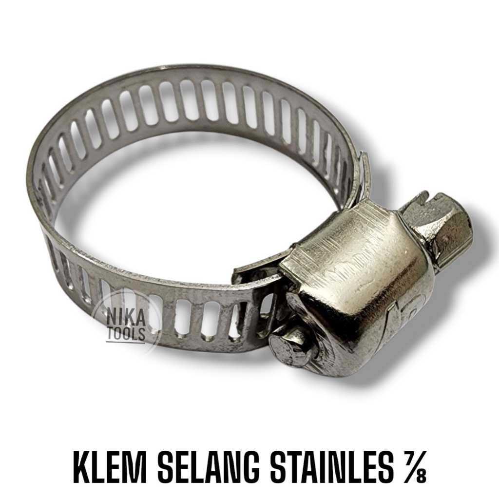 Jual Klem Slang 7/8" (Inch) Hose Clamp /Penjepit Selang | Shopee Indonesia