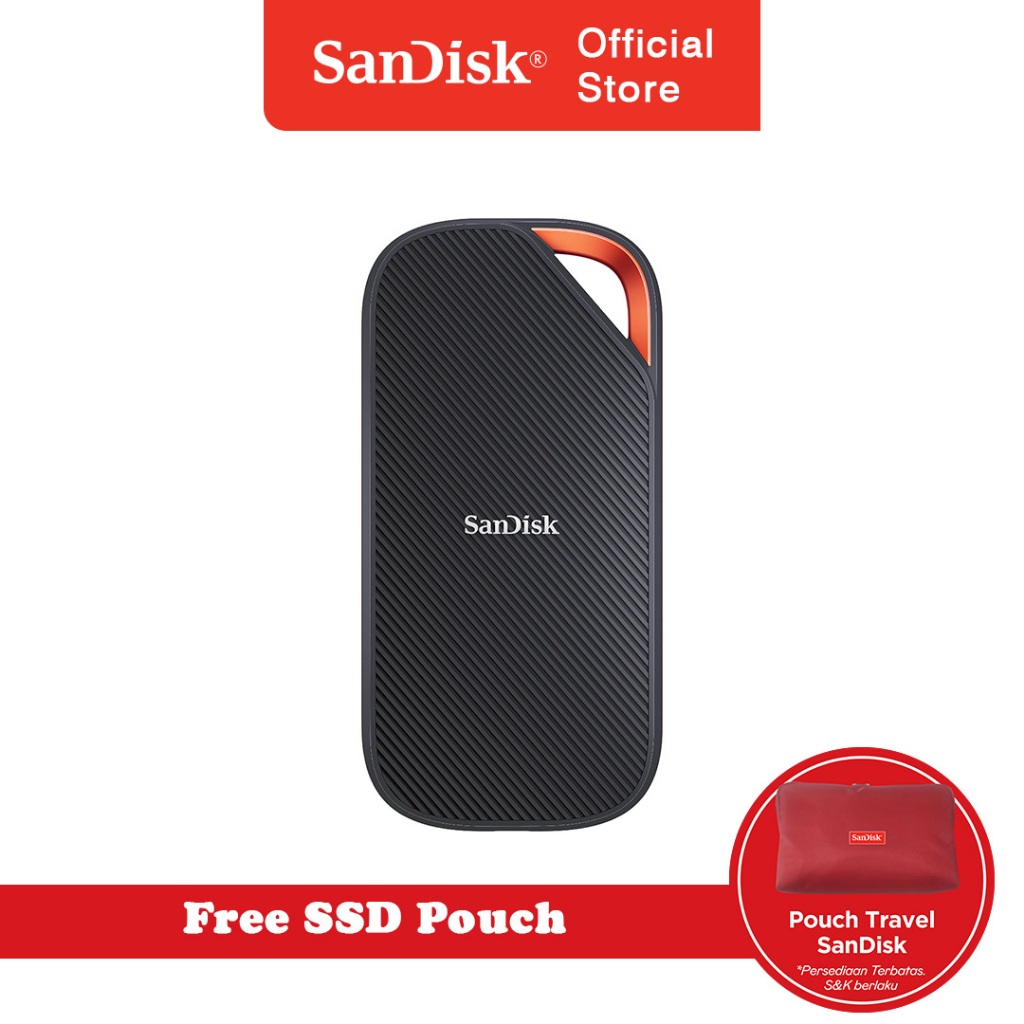 Jual SSD Portable SanDisk Extreme PRO with USB4 E82 up to 3800Mbps 2TB/4TB - Garansi 5 Tahun ...