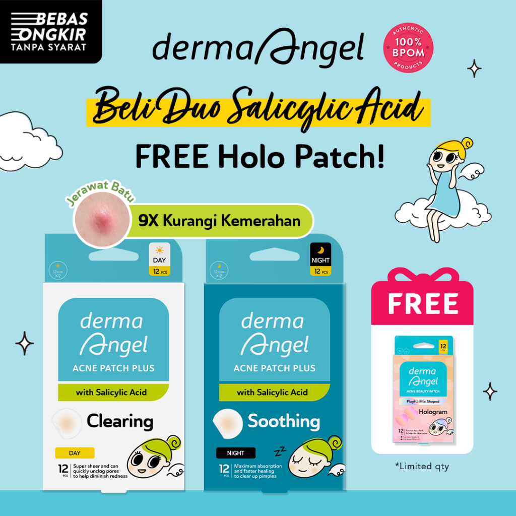 Jual Derma Angel Duo Salicylic Series Bonus Holo Patch | Shopee Indonesia