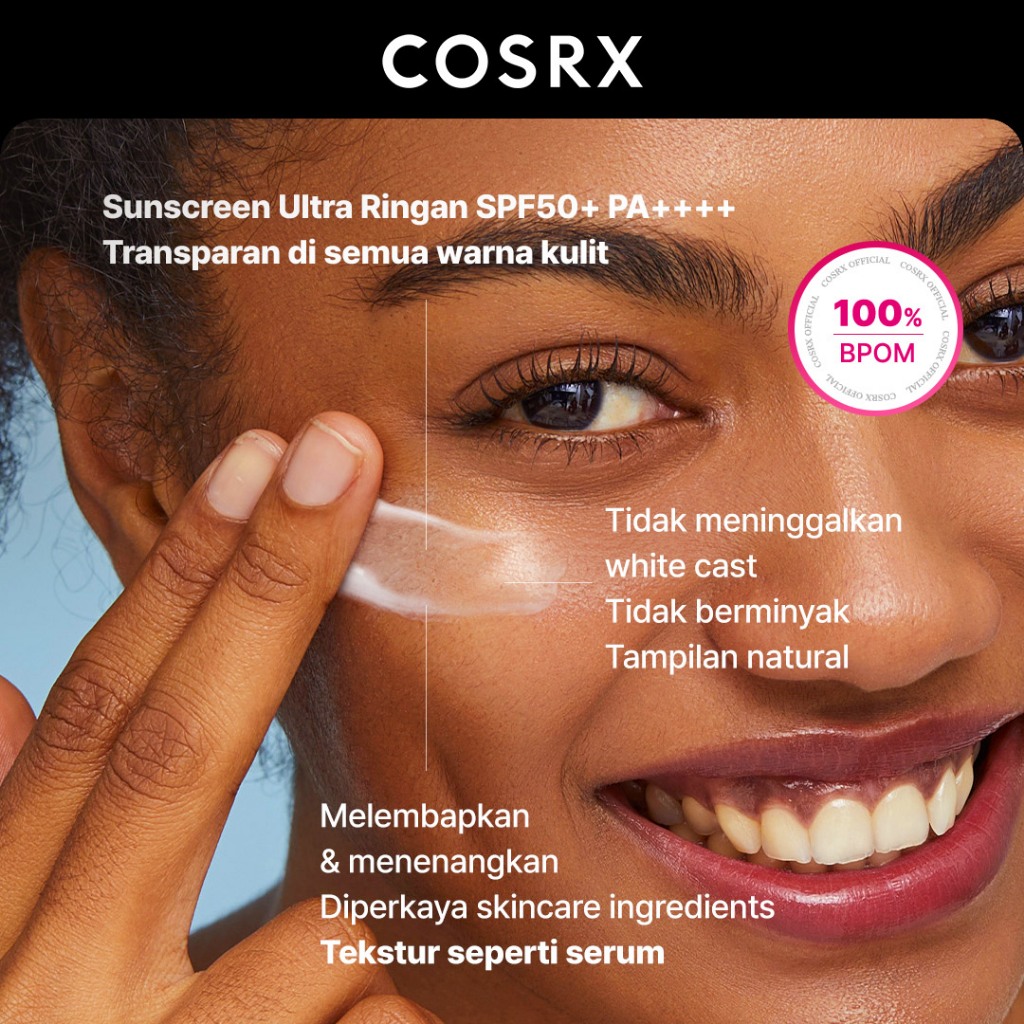 Jual COSRX Ultra-Light Invisible Sunscreen SPF 50 PA++++, Size - 50ml | Shopee Indonesia