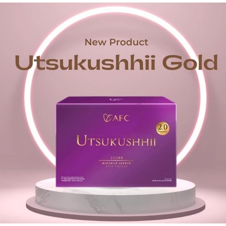 Jual AFC UTSUKUSHI GOLD - utsukushi gold asli japan 1 box | Shopee ...