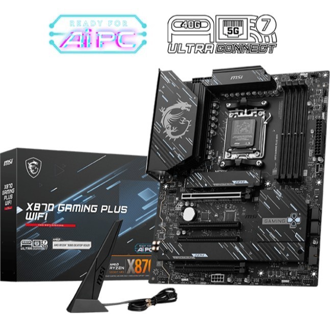 Jual MSI X870 GAMING PLUS WIFI - ATX Motherboard AMD AM5 DDR5 | Shopee ...