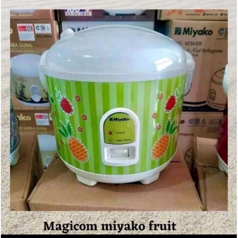 Jual MIYAKO Magic Com Miyako MCM-528 Motif Buah Timbul Baru/ Penanak ...