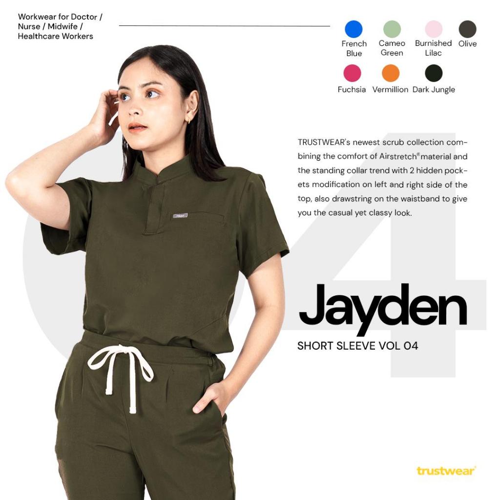 Jual [Scrubs Jayden] Doctor`s Scrub/Set Baju Celana Jaga OKA OK Perawat ...