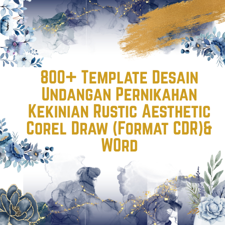 Jual 800 lebih Template Desain Undangan Pernikahan Kekinian Rustic ...