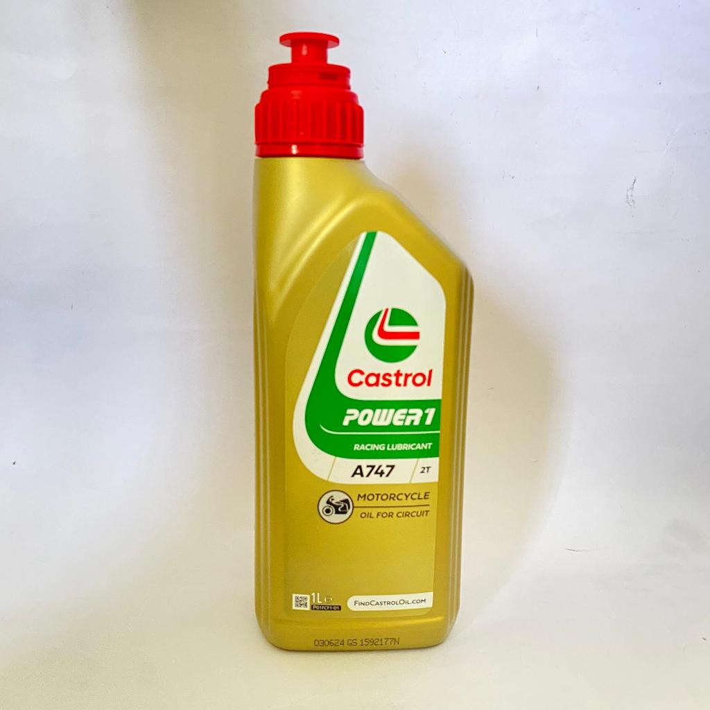 Jual oli castrol a747 2t power racing original france tahun produksi 2024 bulan 12 bukan barang ...