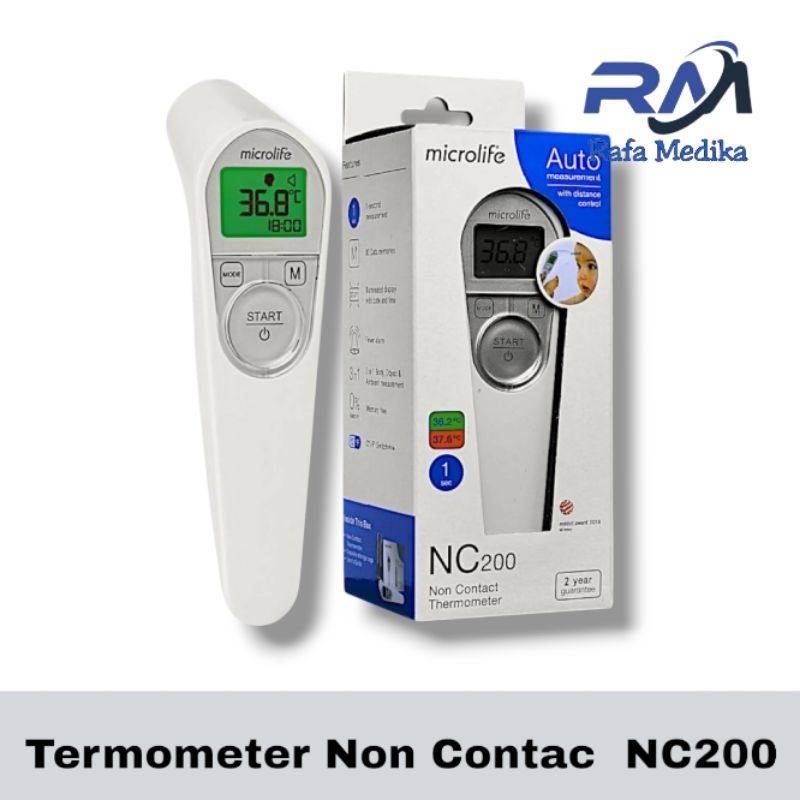 Jual Thermometer Infrared Microlife NC 200 Termometer Non Kontak ...