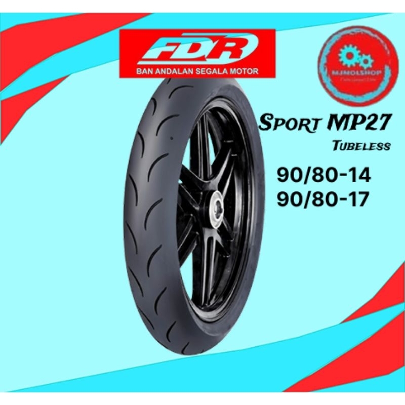 Jual TERMURAH FDR TL SPORT MP27 Ring 14 dan 17 Ban Motor TUBELESS RACING TIRE | Shopee Indonesia