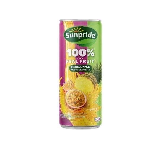 Jual Sunpride 100 % Real Fruit Pineapple Passion Fruit 220 Ml | Shopee Indonesia