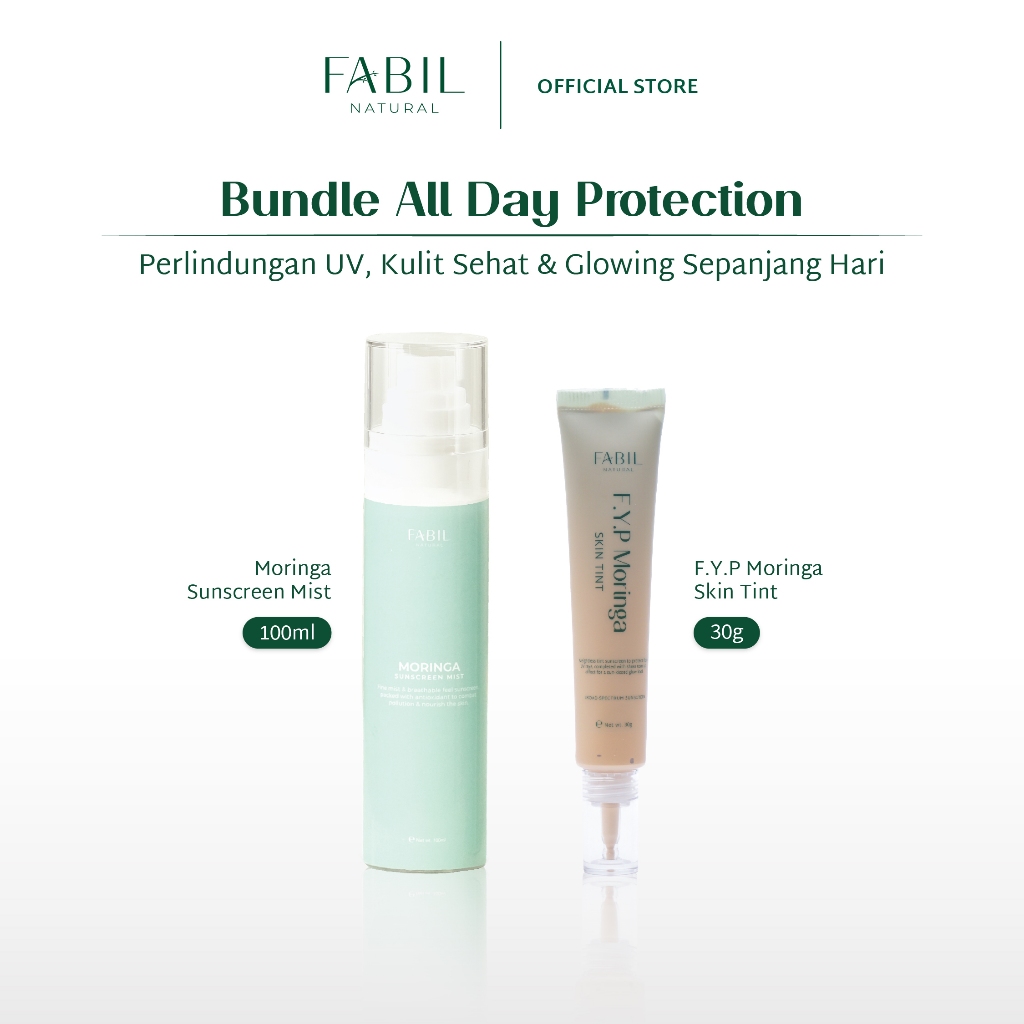 Jual [2 pcs] Fabil Bundle FYP Skin Tint 30gr Daycream CC Cream BB Cream ...