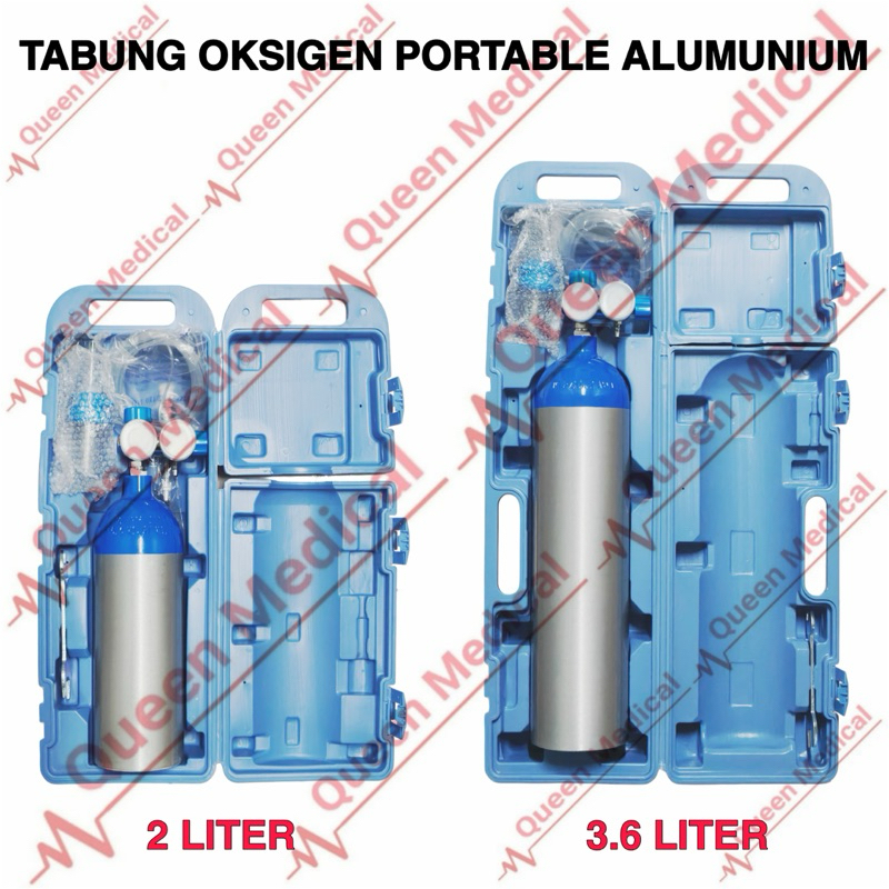 Jual Tabung O2 2 Liter Portable-Oksigen Portable 2L-Tabung Alumunium 2L | Shopee Indonesia