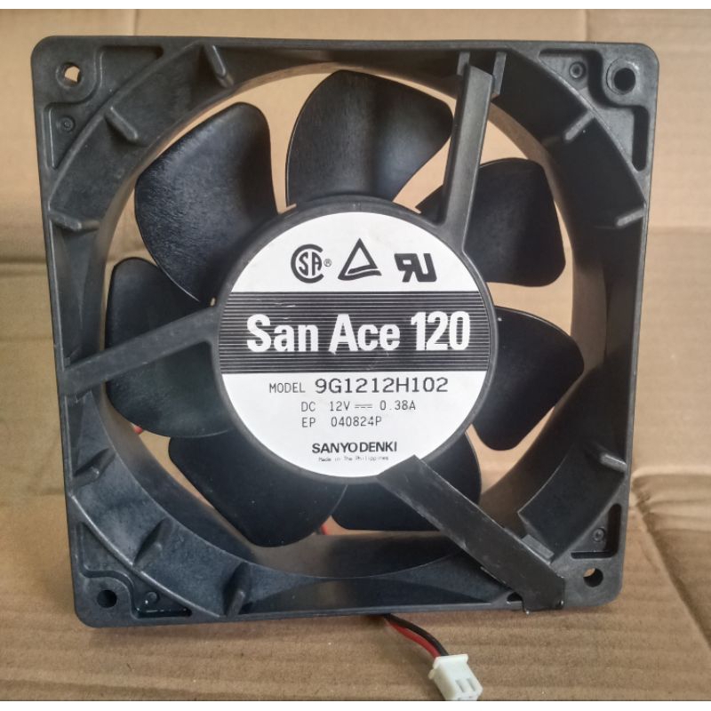 Jual kipas fan San Ace 120/9G1212H102/12volt 0,38a | Shopee Indonesia