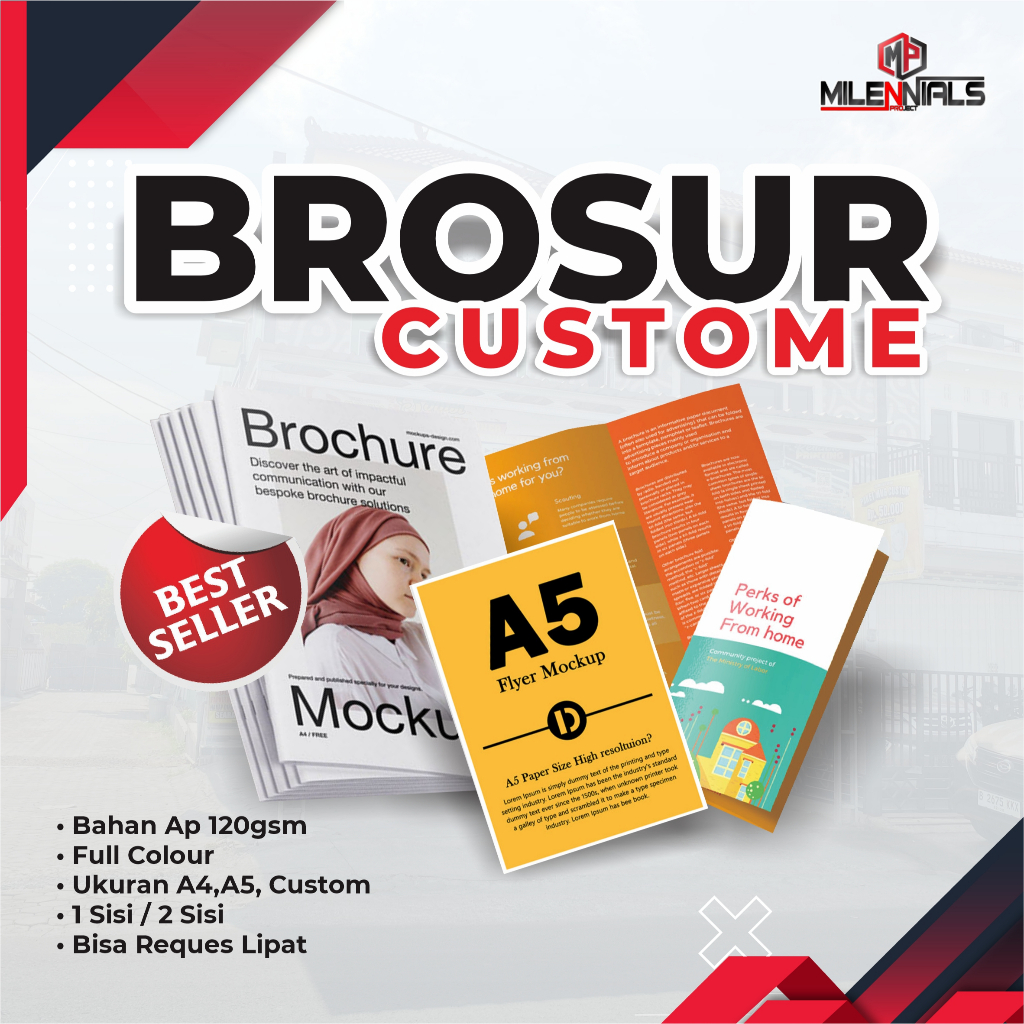 Jual [250 lembar] Cetak Brosur Custom A4/A5 - Untuk promosi usaha,produk,event || Cetak Brosur ...
