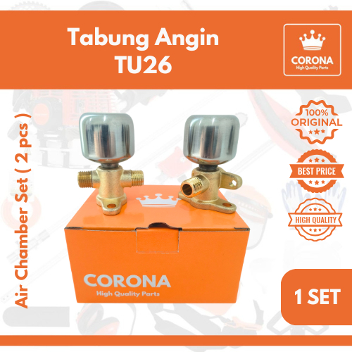 Jual Tabung Angin Udara Set 2 pcs TU26 Turbo Air Chamber Mesin Pompa ...