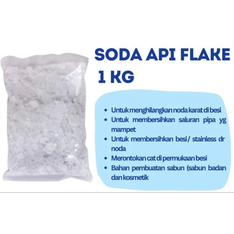 Jual Soda api/caustic soda kemasan 1kg | Shopee Indonesia