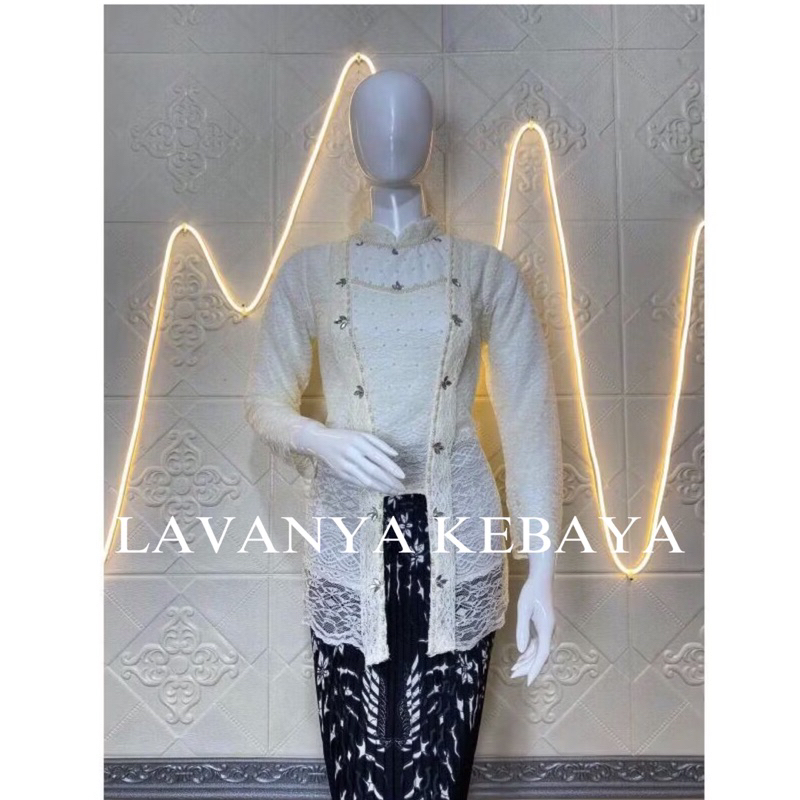 Jual LAVANYA KEBAYA’ Kutu Baru Shanghai Burkat Payet/Kebaya Burkat/Kebaya Modern/Kebaya Wisuda ...