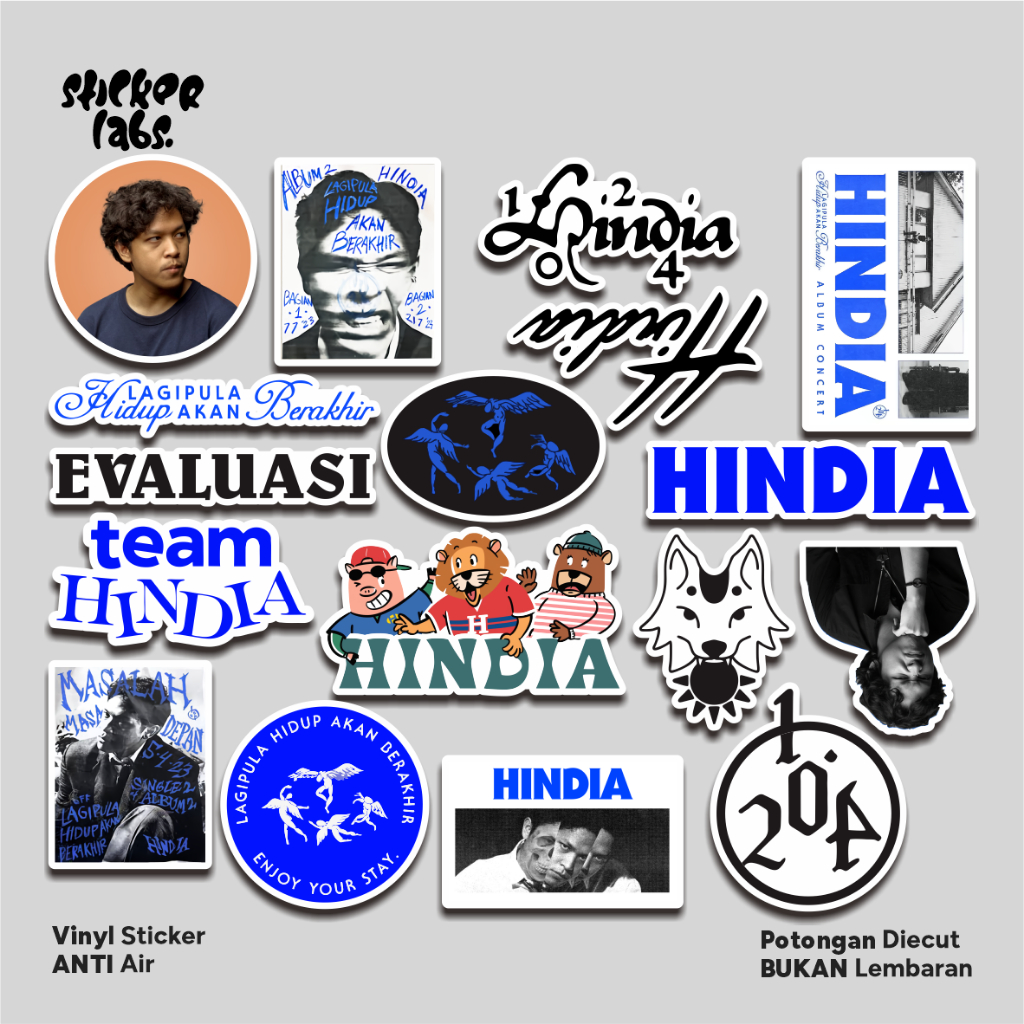 Jual Sticker Pack Baskara Putra Hindia Stiker | Shopee Indonesia