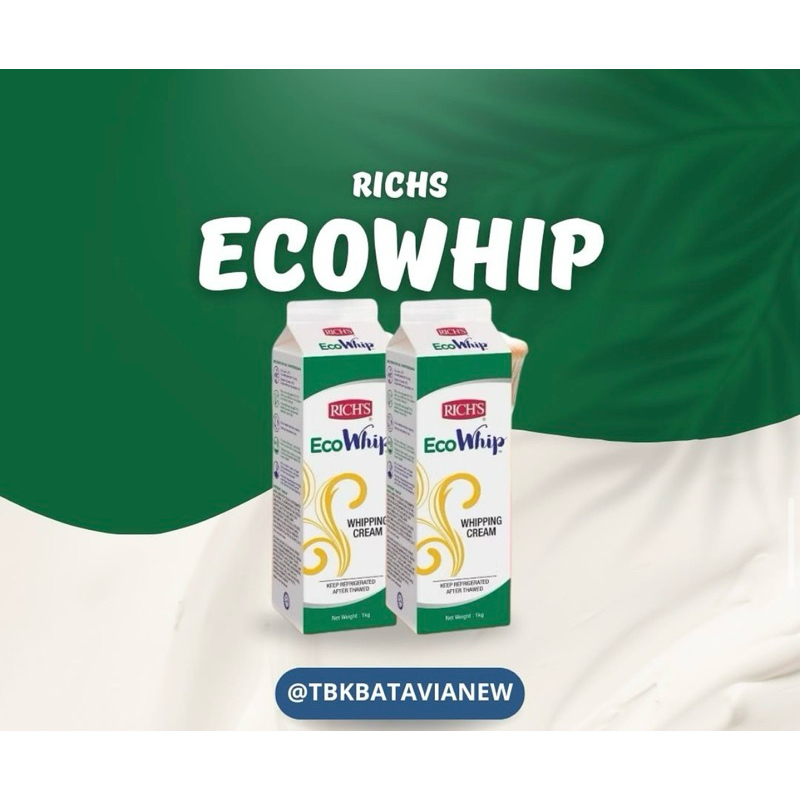 Jual Rich Eco Whip ( 1000 gr / 1 kg ) Whip Whipping Cream Krim Cair ...