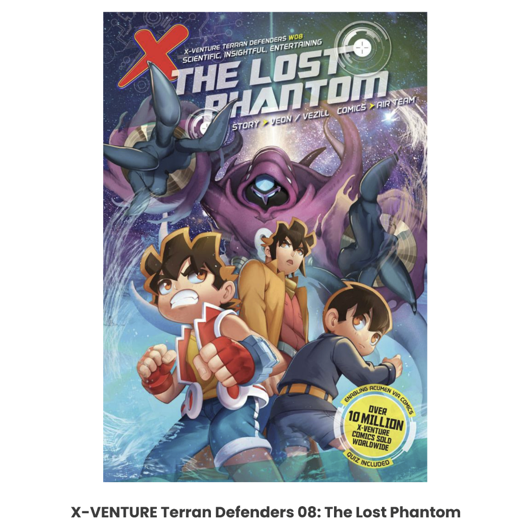Jual [Gempak Starz] Komik Edukasi English X-VENTURE Terran Defenders 08: The Lost Phantom ...