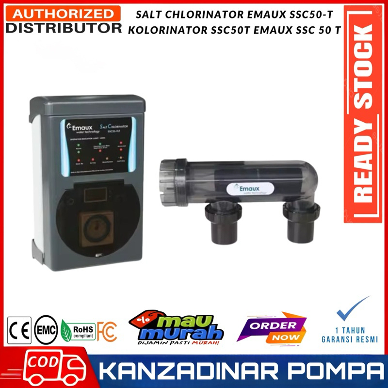 Jual SALT CHLORINATOR EMAUX SSC50-T KOLORINATOR SSC50T EMAUX SSC 50 T | Shopee Indonesia