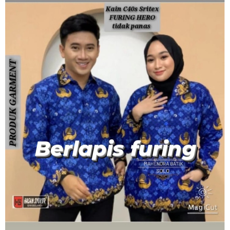 Jual baju korpri SERAGAM KORPRI KRAH HITAM TERBARU 2025 LAPIS FULL FURING | Shopee Indonesia