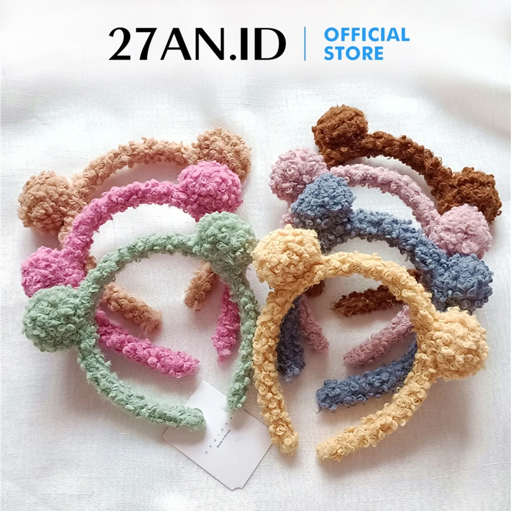 Jual (27AN.ID) Bando Wanita Karakter Telinga Beruang H390 Bando Bear ...