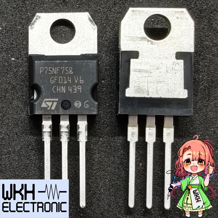 Jual ORIGINAL P75NF75 75N75 STP75NF75 TO 220 Electric Automotive MOSFET ...