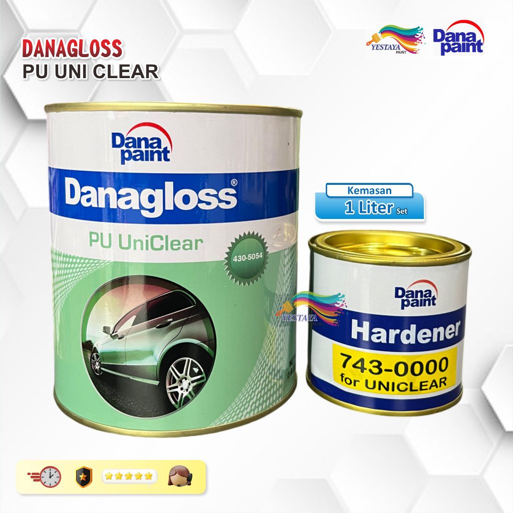 Jual CLEAR DANAGLOSS PU UNICLEAR 1 LITER | Shopee Indonesia