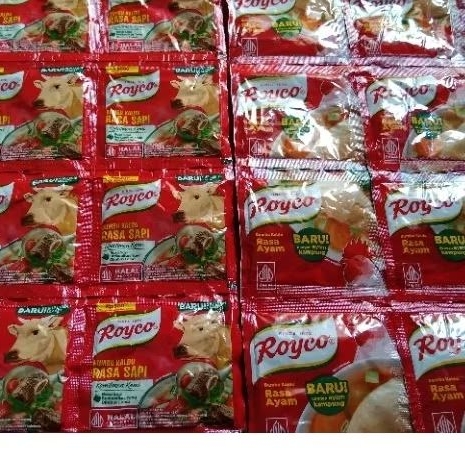 Jual Royco 8g, bumbu kaldu ayam dan sapi renteng isi 12sachet | Shopee ...