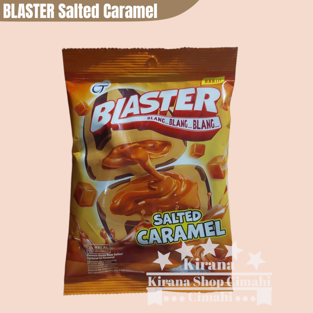 Jual Permen BLASTER Rasa SALTED CARAMEL 125g | Shopee Indonesia
