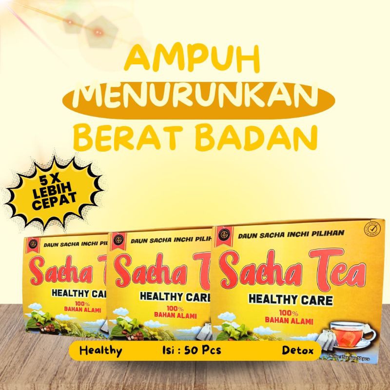 Jual SACHA TEA paket 3 box | Shopee Indonesia