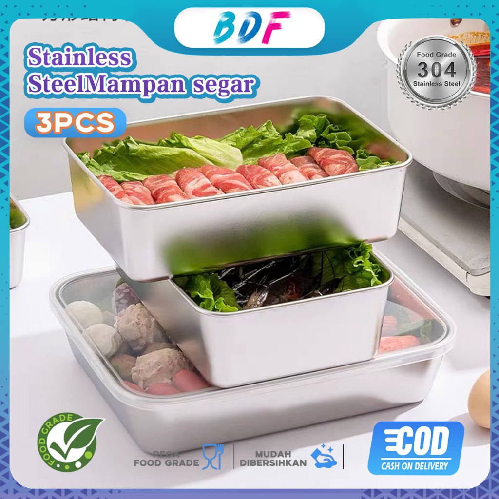 Jual 【COD】Food Box Stainless 304 Tempat Wadah Makanan Kontainer Makanan ...