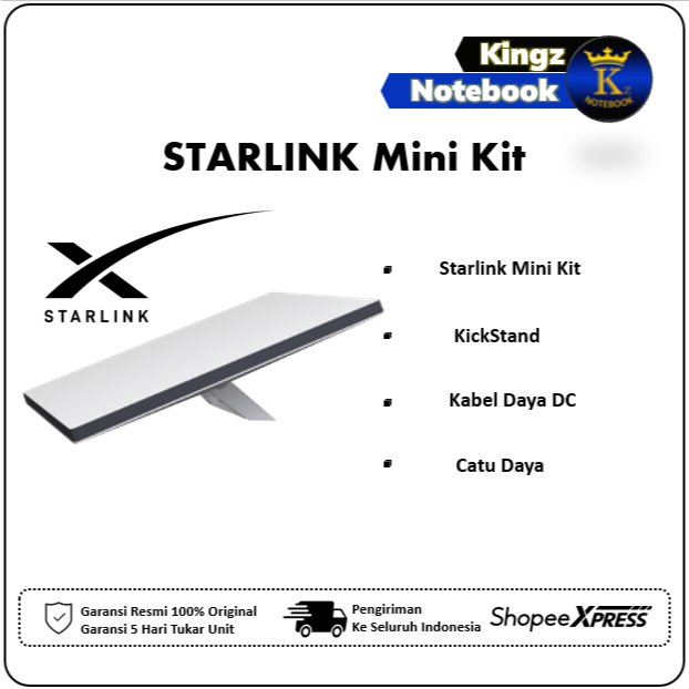 Jual Starlink Mini Kit Garansi Resmi | Shopee Indonesia