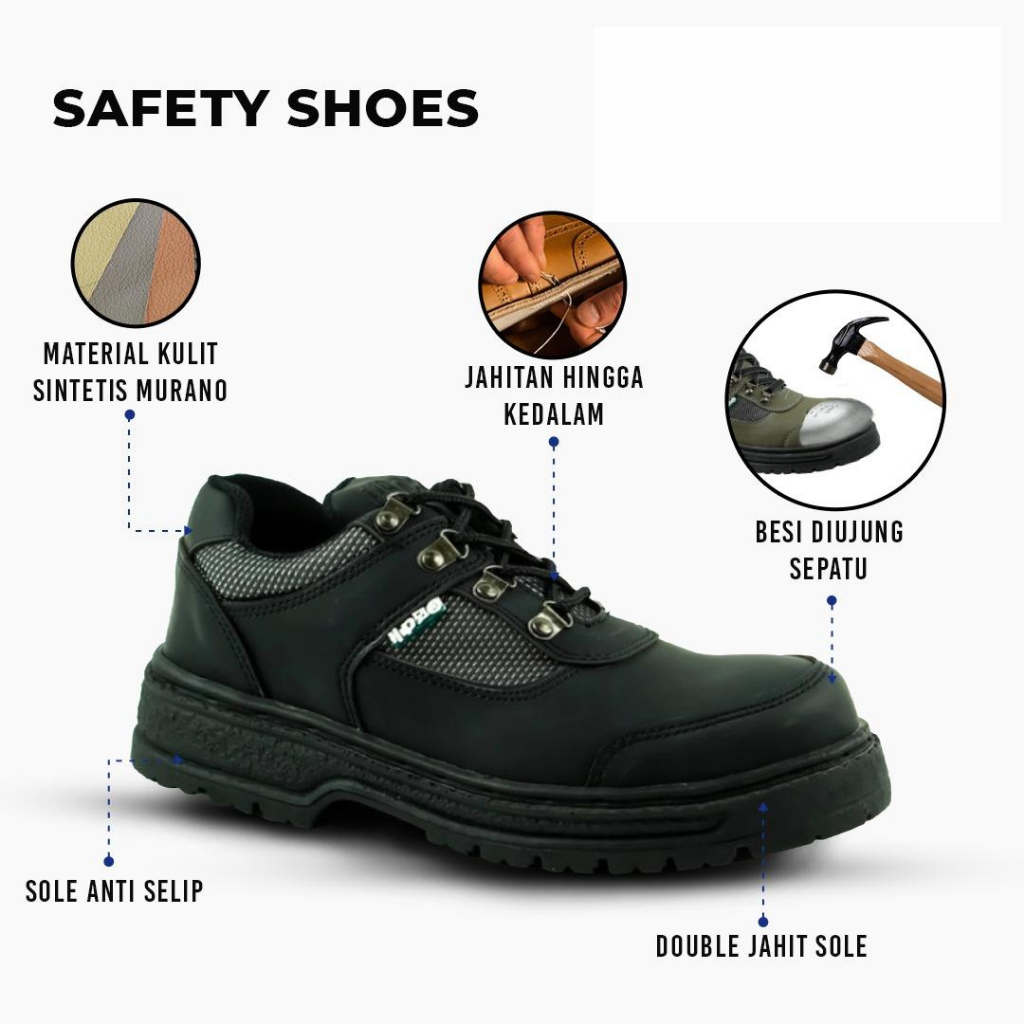 Jual Sepatu Sefty Safety Septy Safti Outdoor Pria Ujung Besi Septi ...