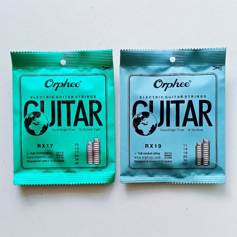 Jual string senar gitar elektrik orphee RX-17 RX-19 ukuran 010 011 bisa ...