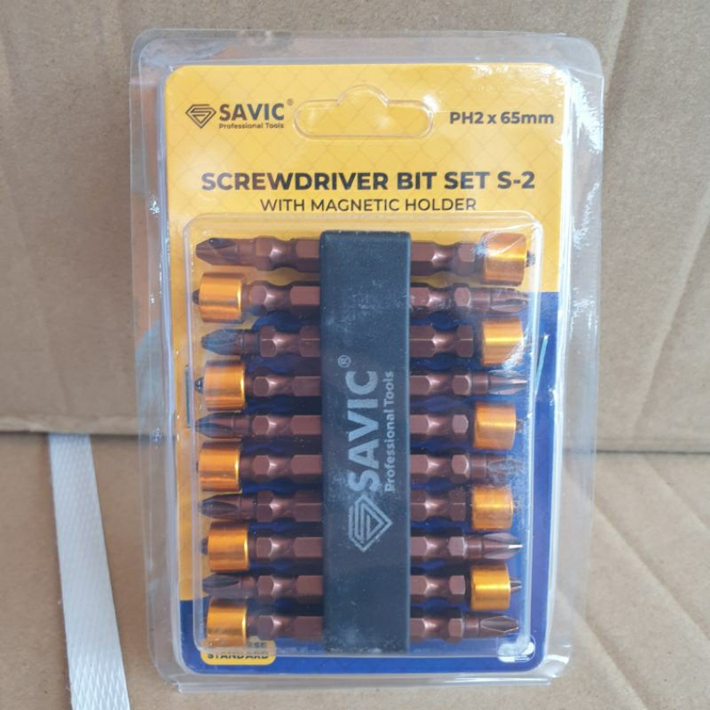Jual Mata obeng angin PH2 65mm magnet SAVIC (isi 10pcs) | Shopee Indonesia