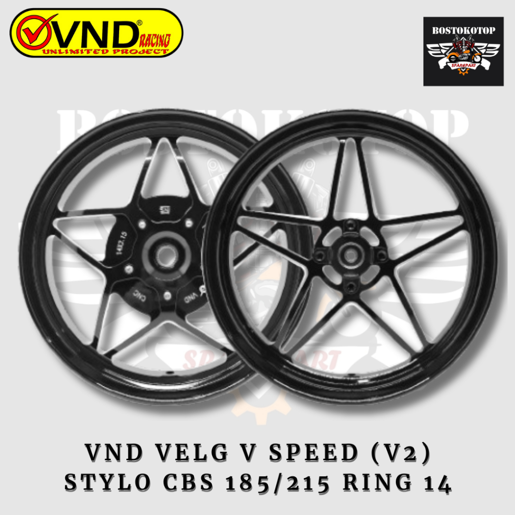 Jual VND Velg Racing Tipe V Speed V2 Gen 2 Motor Stylo 160 CBS Ukuran ...