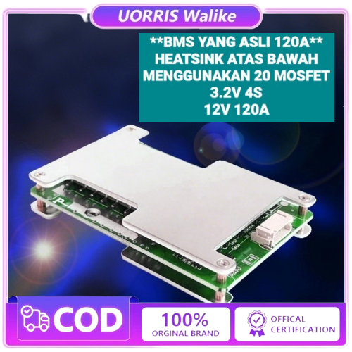 Jual BMS 4S 120A 12V lifepo4 3.2V COMMON PORT BMS 120A BMS120A | Shopee ...
