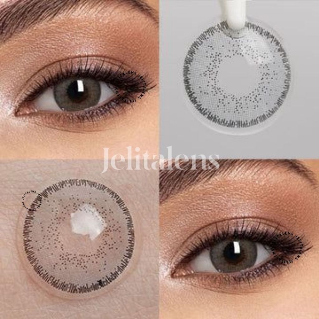 Jual J10 Softlens Abu-Abu Soft Grey Limited 14,5 MM Normal Minus ...