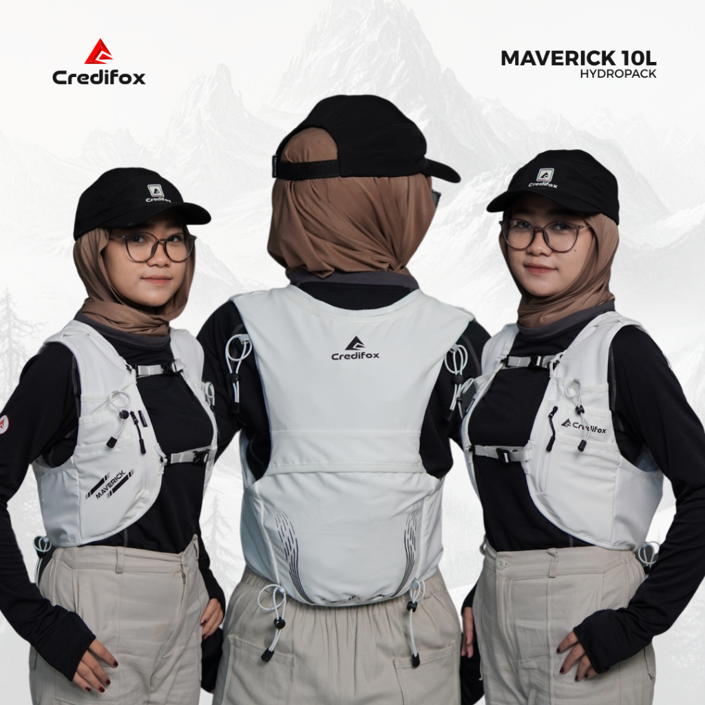 Jual CREDIFOX Vest Trail Running Maverick Series 10 Liter - Hydropack ...