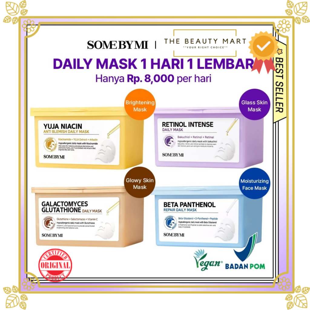 Jual SOME BY MI SOMEBYMI Retinol Daily Mask | Glutathione | Beta ...