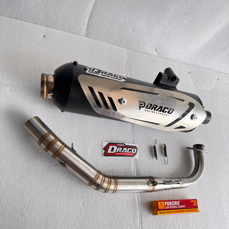 Jual Knalpot standar racing Draco in 38 mm Vario aerox nmax vario160 ...