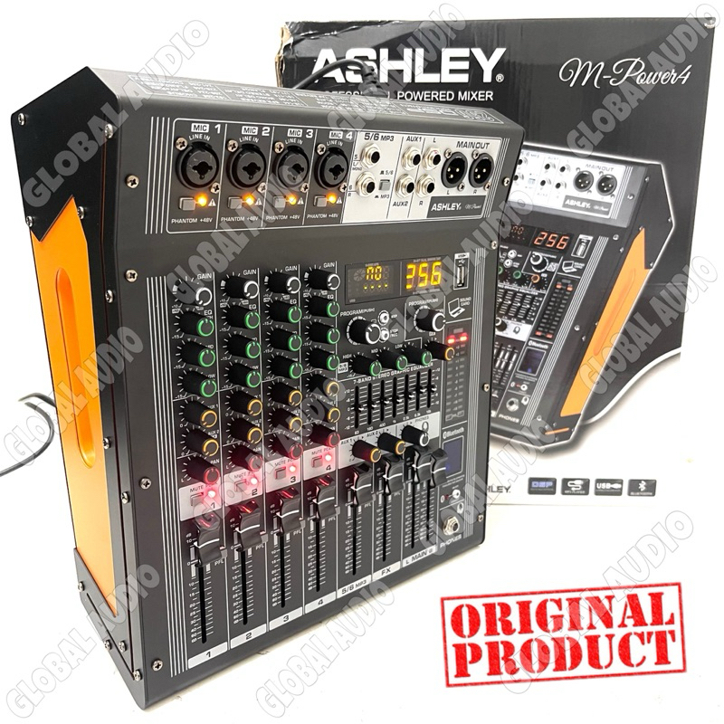 Jual Power Mixer Ashley M-power4 4channel Original Profesional Power ...