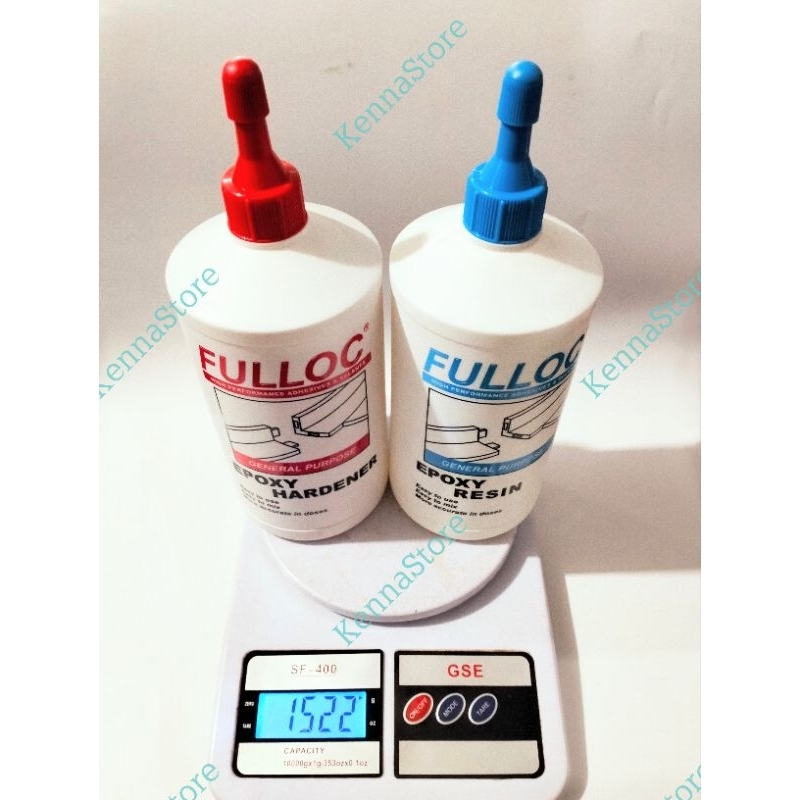 Jual Lem Epoxy Fulloc 1 Set (Resin + Hardener) | Shopee Indonesia